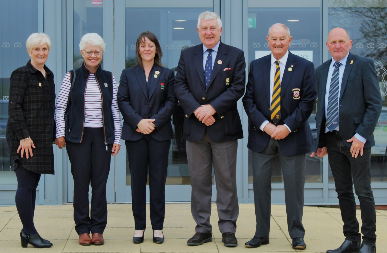 Stafford Rugby Club visited by the RFU President - Staffs Rugby