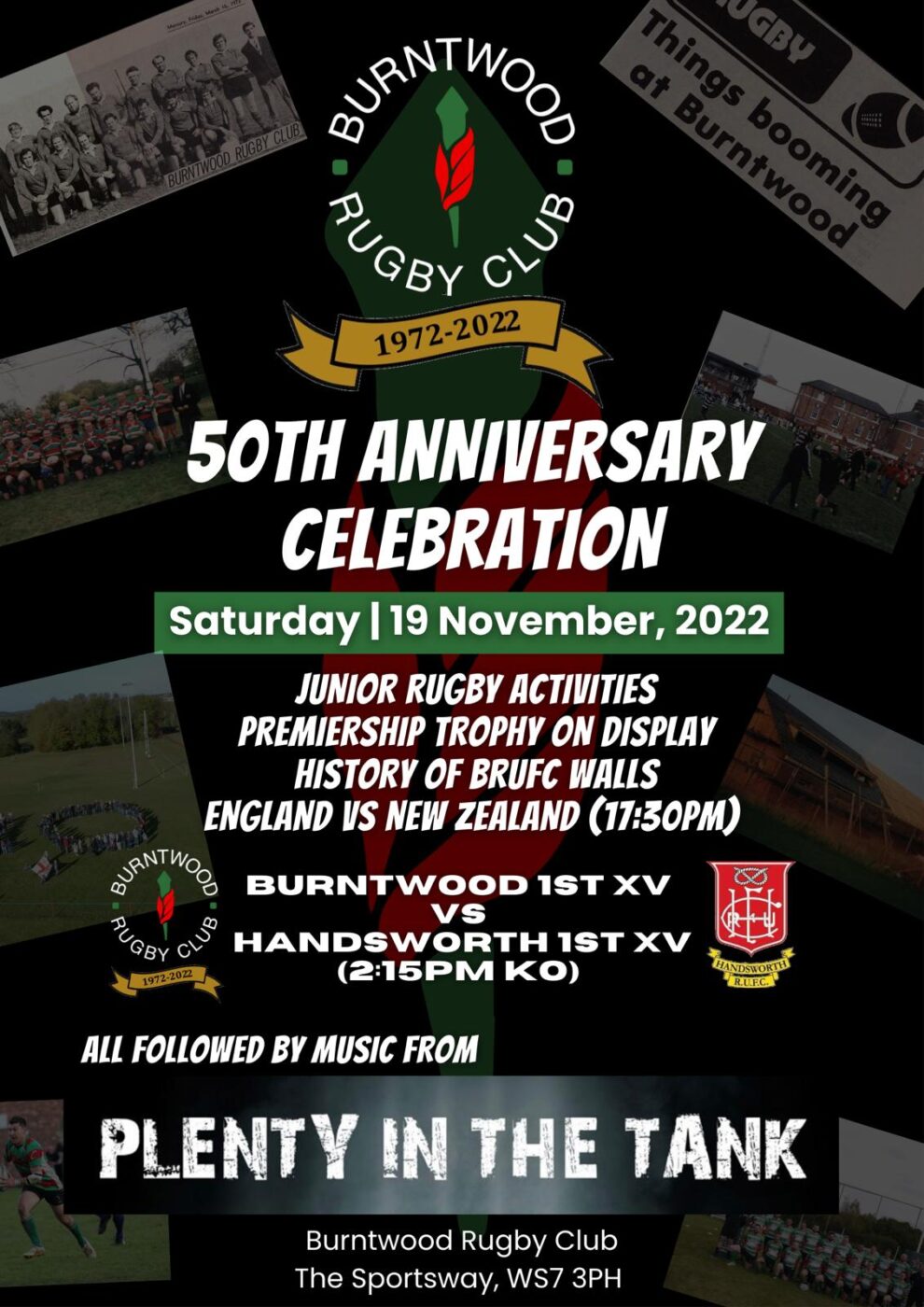 50 years at Burntwood RFC - Staffs Rugby